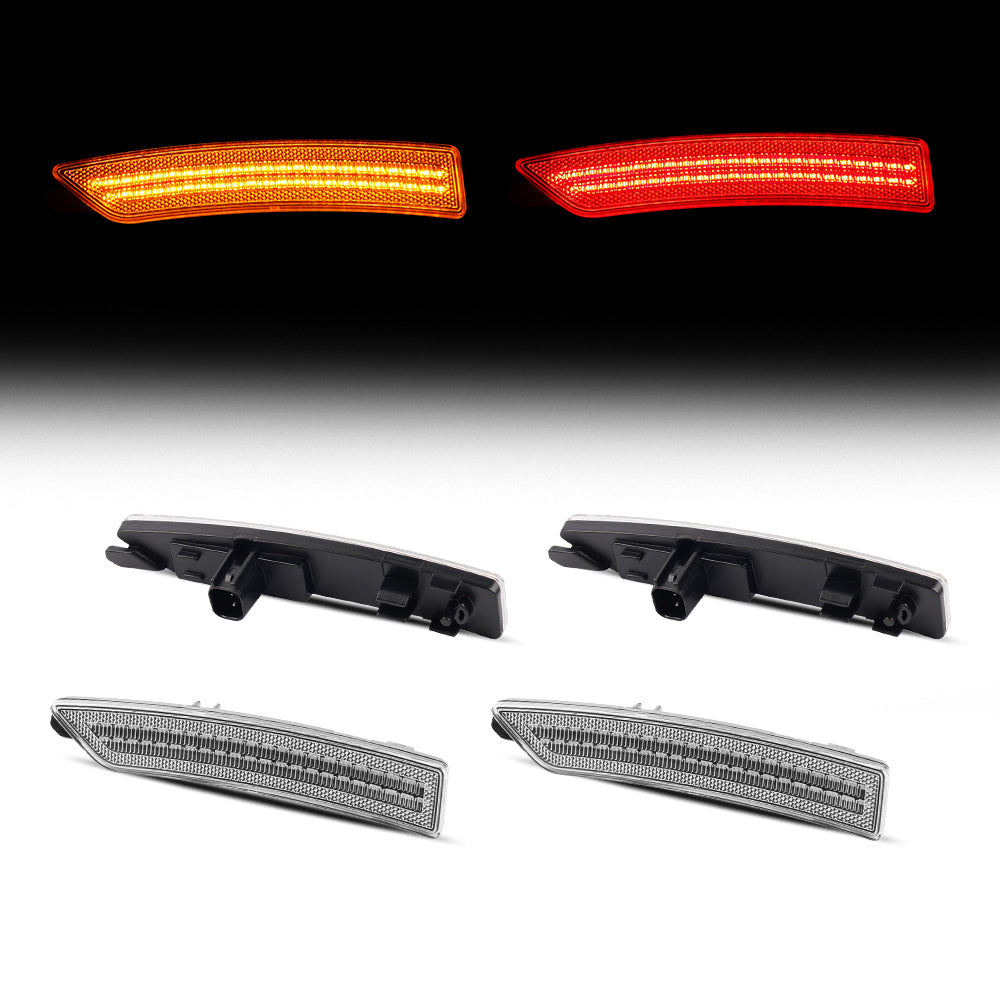 2024 + Ford Mustang S650 Clear LED Side Markers (SET)(CLEAR) | Legends ...