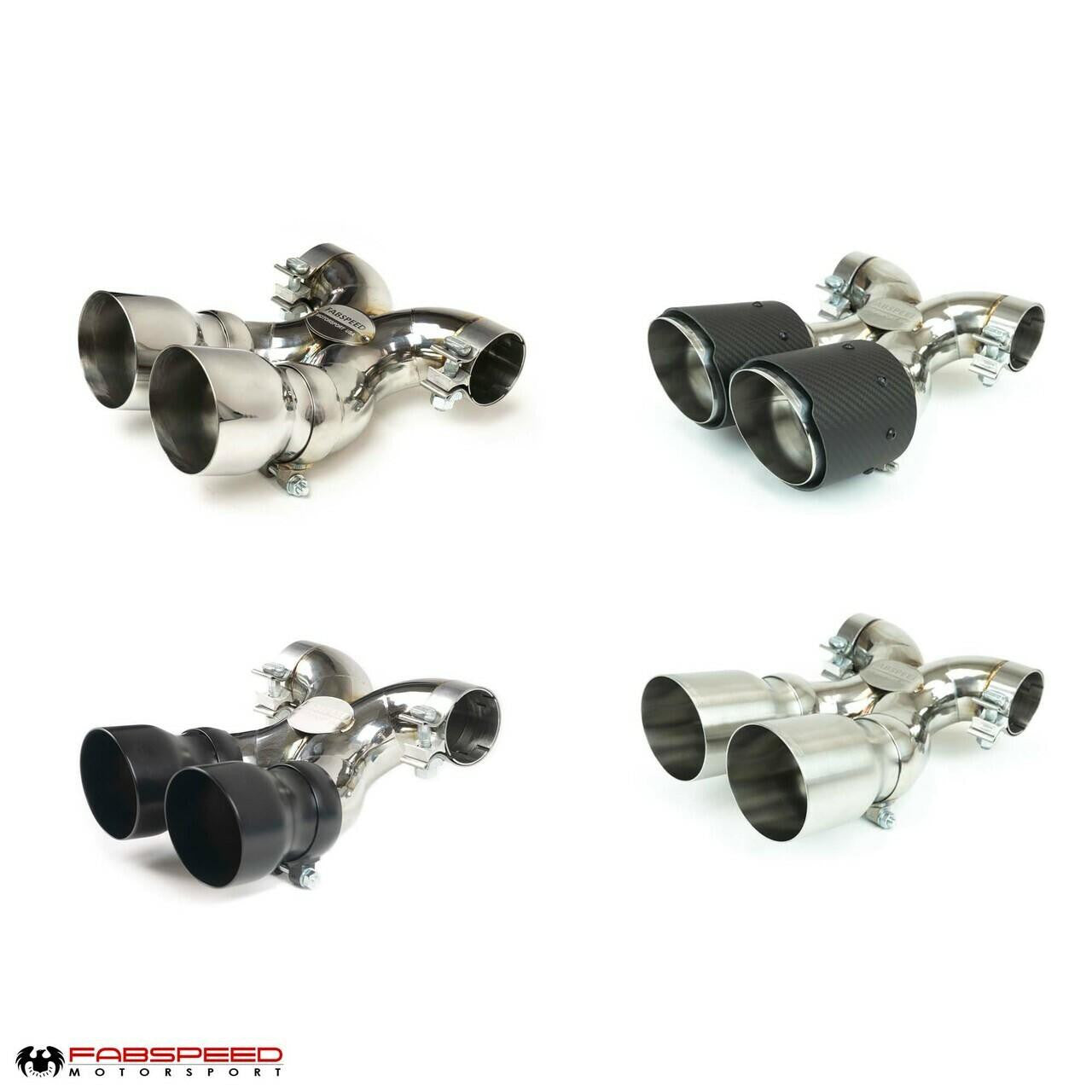 Fabspeed - Porsche 718 Boxster/Cayman Maxflo True X-Pipe with Dual Tips ...